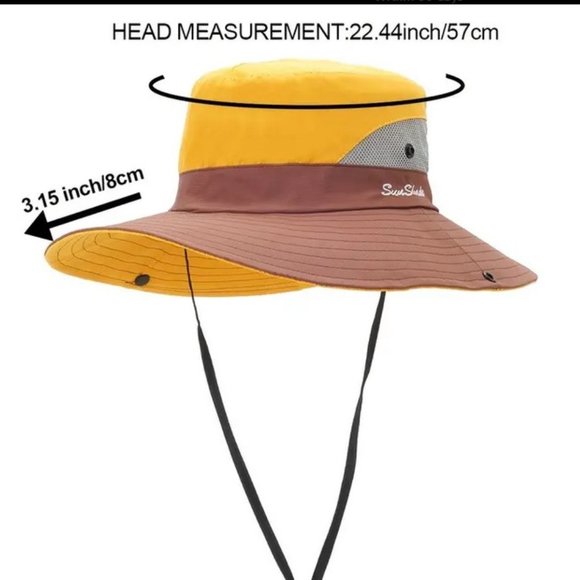 SunShade | Accessories | Nib Fun Sun Protection Unisex Wide Brim Safari ...